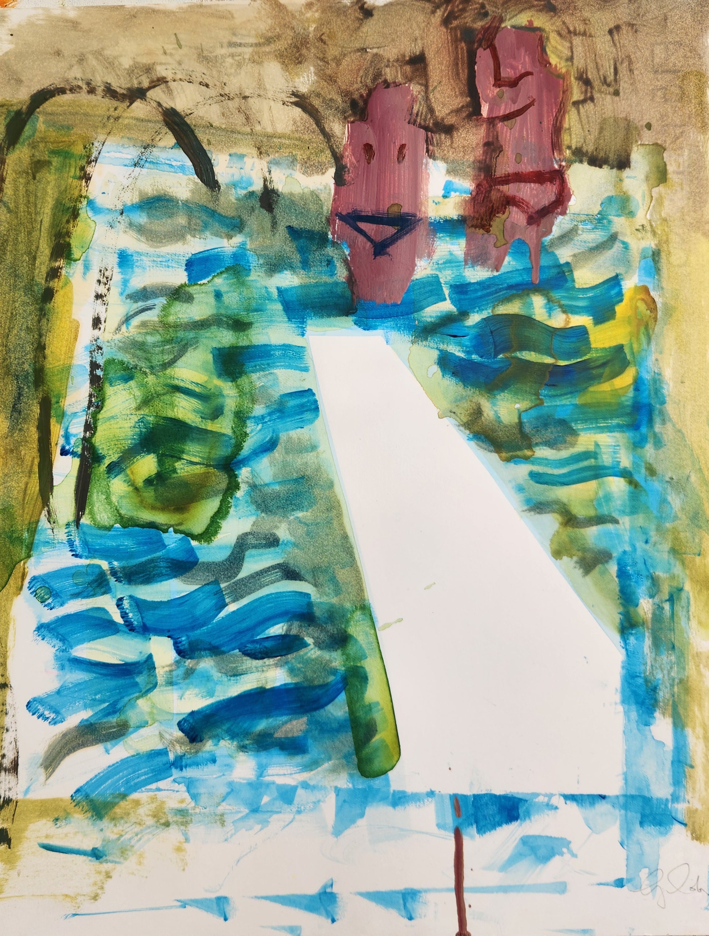 Two By A Diving Board – Gavin Dobson Fine Art